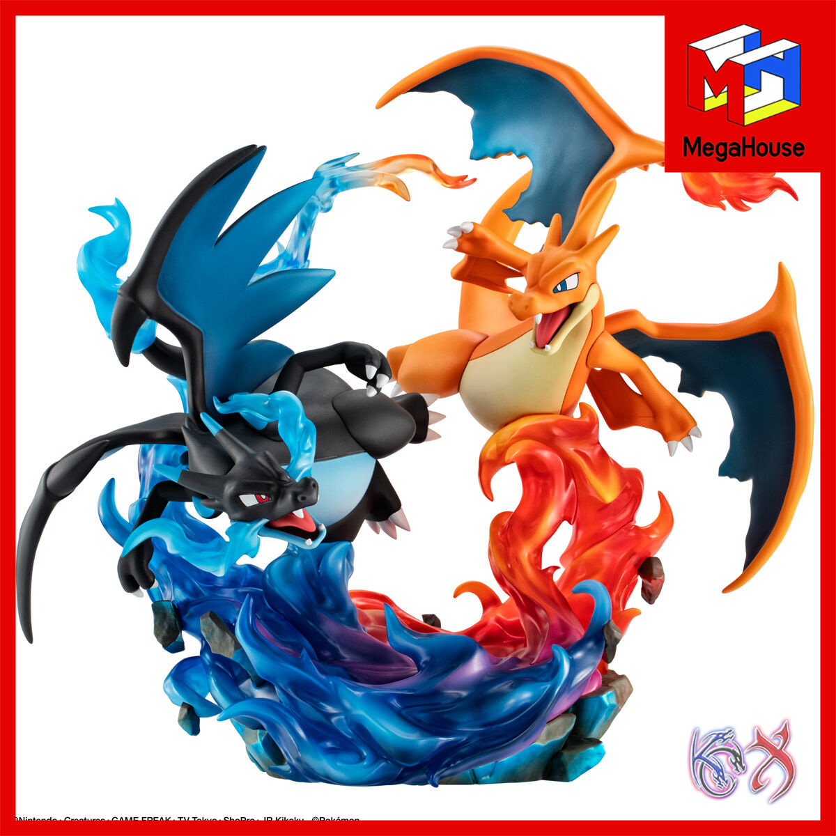 G.E.M.EX Series: Pokémon - Mega Charizard X & Mega Charizard Y
